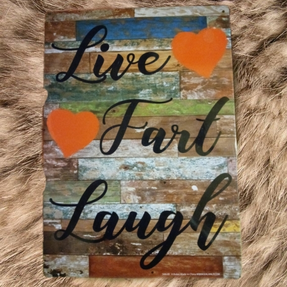 Wall Decor | Live Fart Laugh Sign | Poshmark